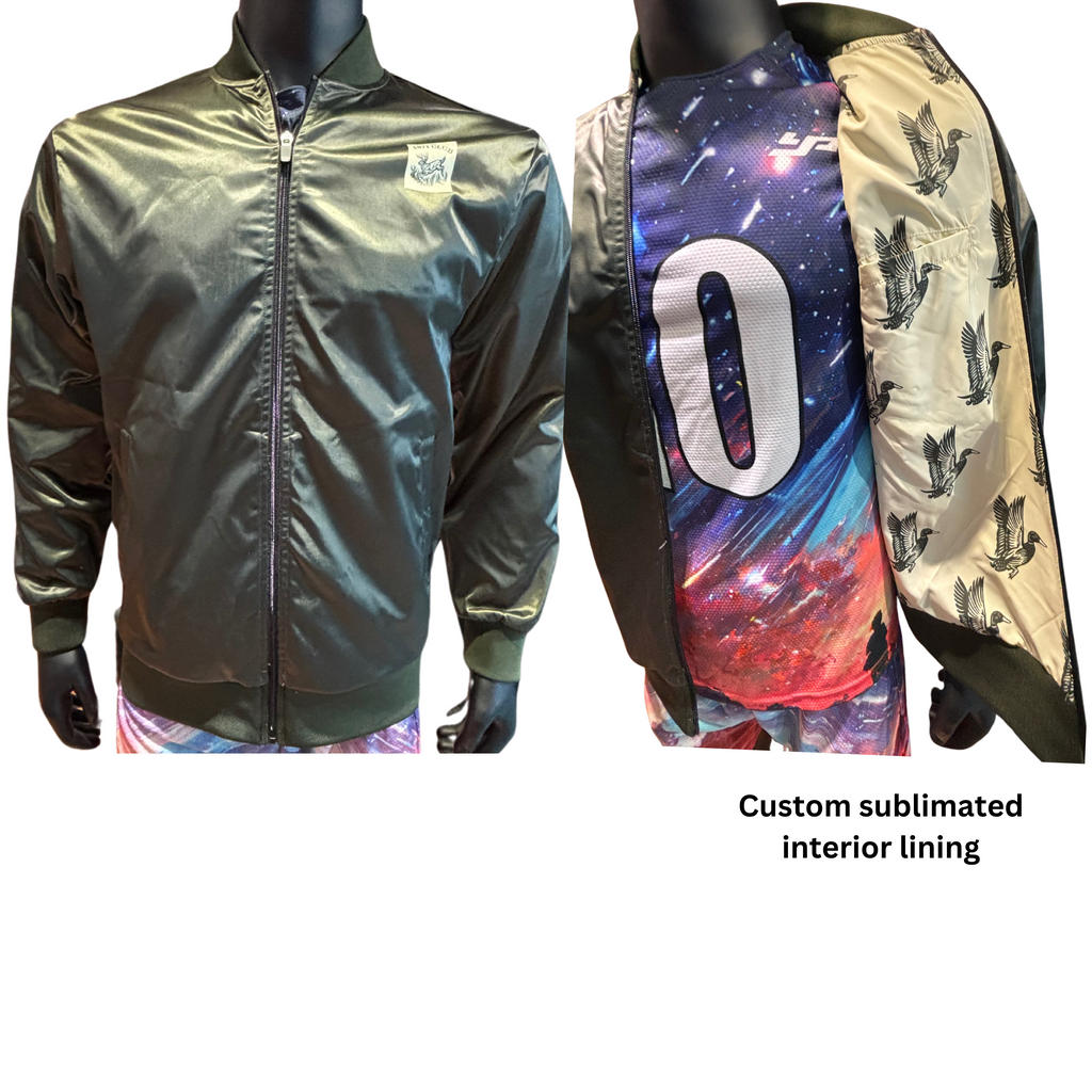 Custom Bomber Jacket – Spartan Apparel & Merch