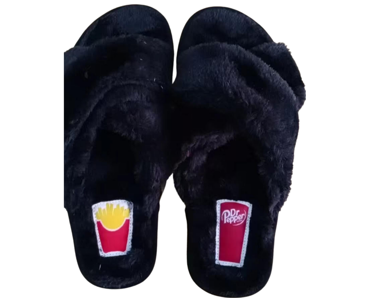 Furry Slippers – Spartan Apparel & Merch