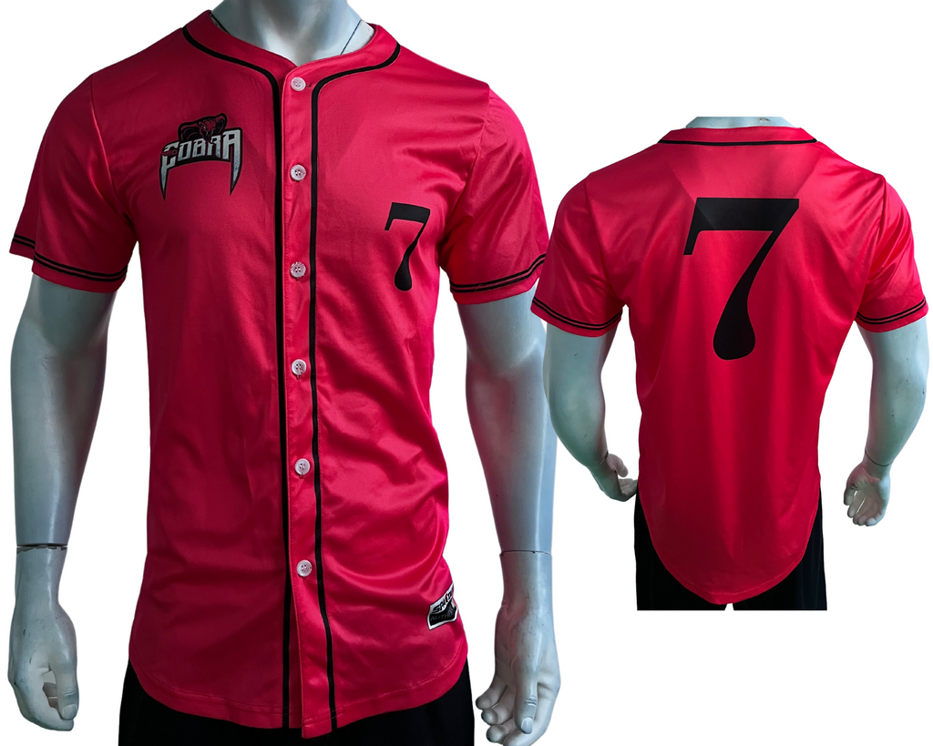Full Button Sublimated Baseball Jersey – Spartan Apparel & Merch